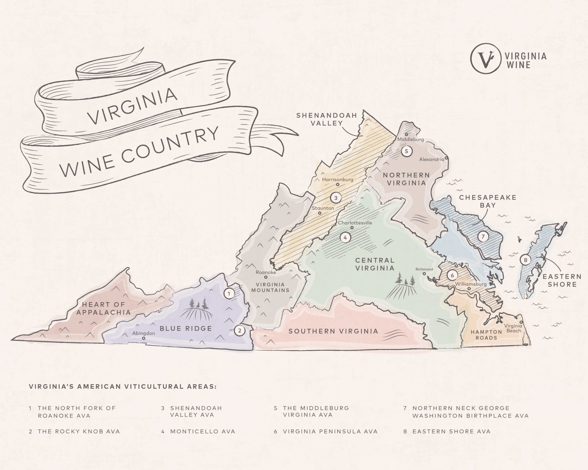 Sip Along Virginia's Wine Trails - Virginia Wine Pages